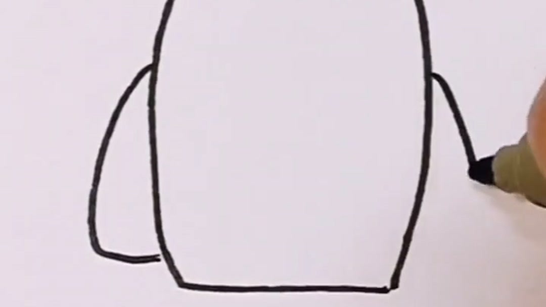 大猩猩简笔画来啦,今天把这个大猩