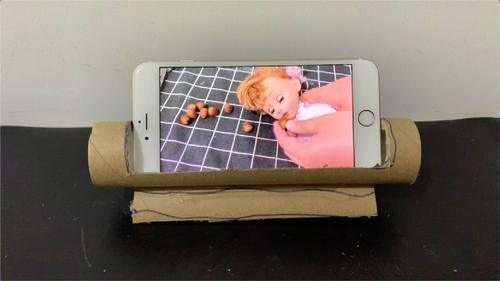 以前的手机支架都白买了,在家本人动手做一个简单实用