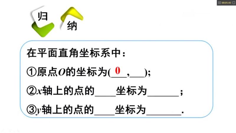 初中七年级数学下册第7章第2课 平面直角坐标系