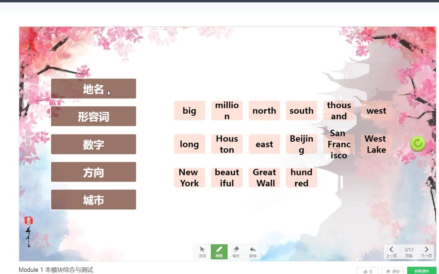 吴老师作品0730讲解外研版版六年级上英语第一单元