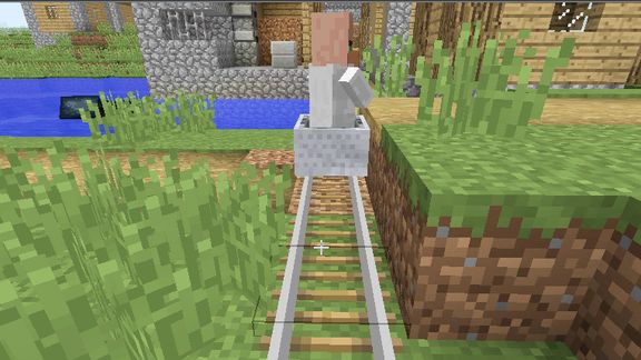 nor叔 我的世界萌新生存 46 村民们,跟我走