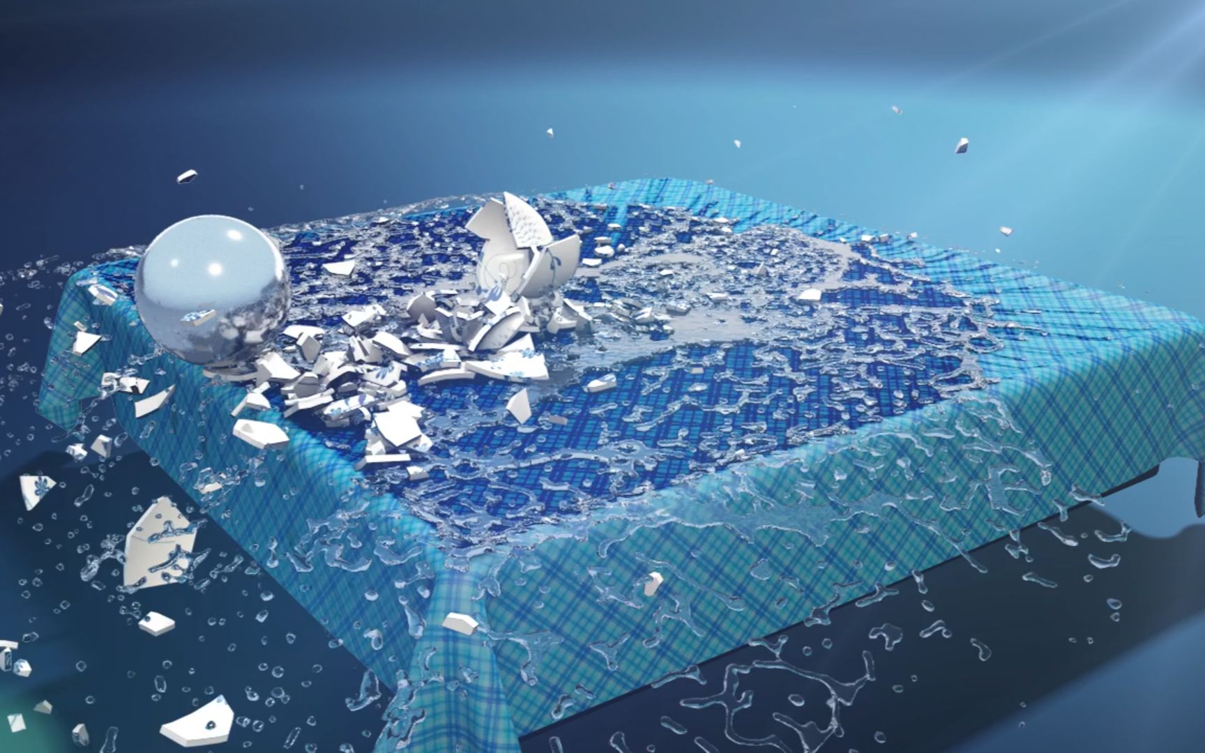 【C4D教程】10分钟学会杯体破碎动画!持续更新中