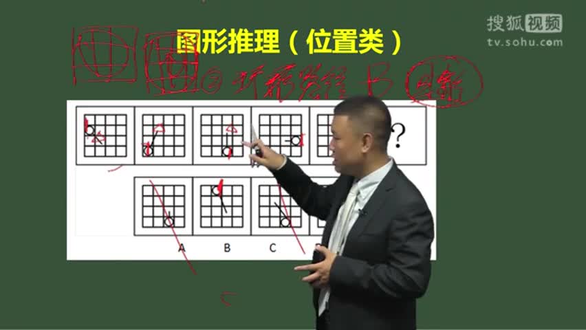 2017年公务员考试-判断推理-蔡金龙主讲-第7讲_图形推理-位置类(二)