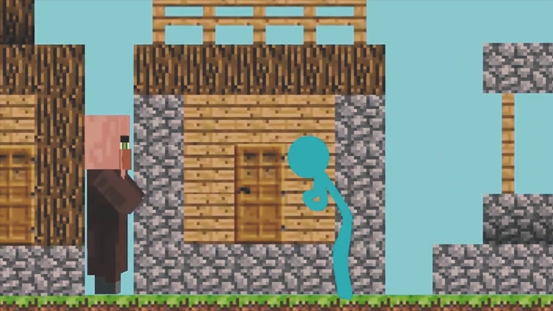 火柴人游戏:我的世界火柴人空岛生存-火柴人5兄弟之英雄联盟