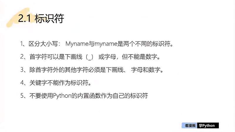 简单介绍下标识符