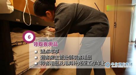 禧玥酒店客房运营-客房服务员每日工作流程