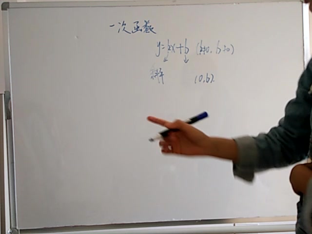 八年级数学下册:12如何判断一次函数直线的走势,主要看斜率和截距