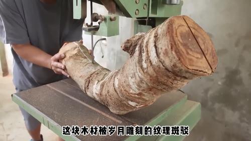 路边捡到的畸形木材,大神突发灵感,做成镂空实木桌,真太漂亮了