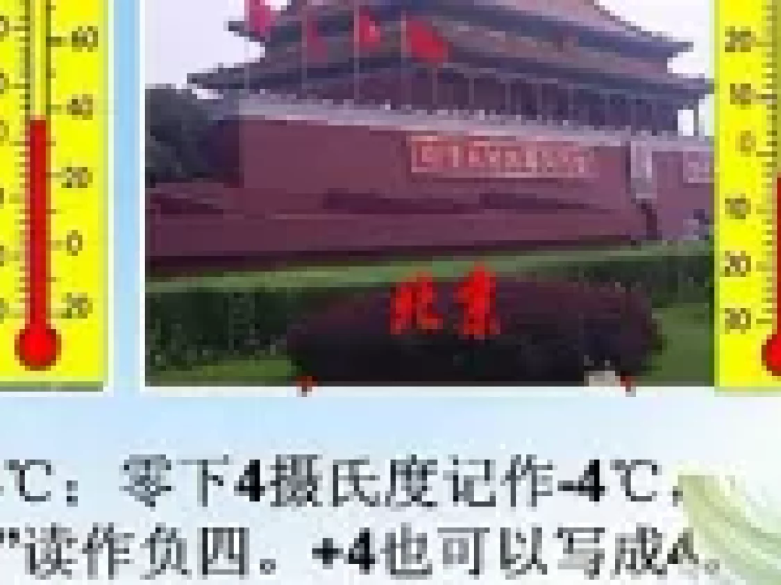 五年级数学微课《认识负数》