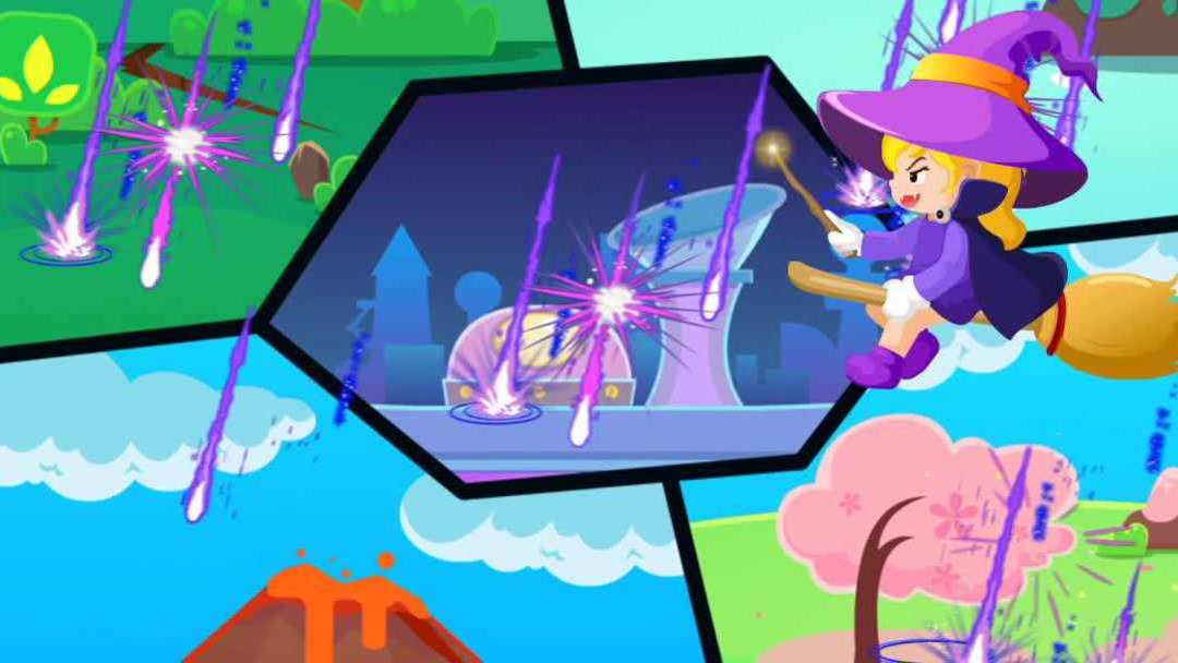 宝宝巴士 奇妙逻辑冒险 恶毒巫女毁灭世界 妙妙勇士前去救援游戏