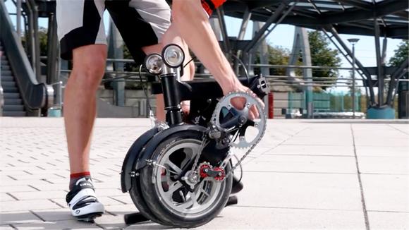 世界上最小的折叠自行车,仅有8千克,最高时速25公里