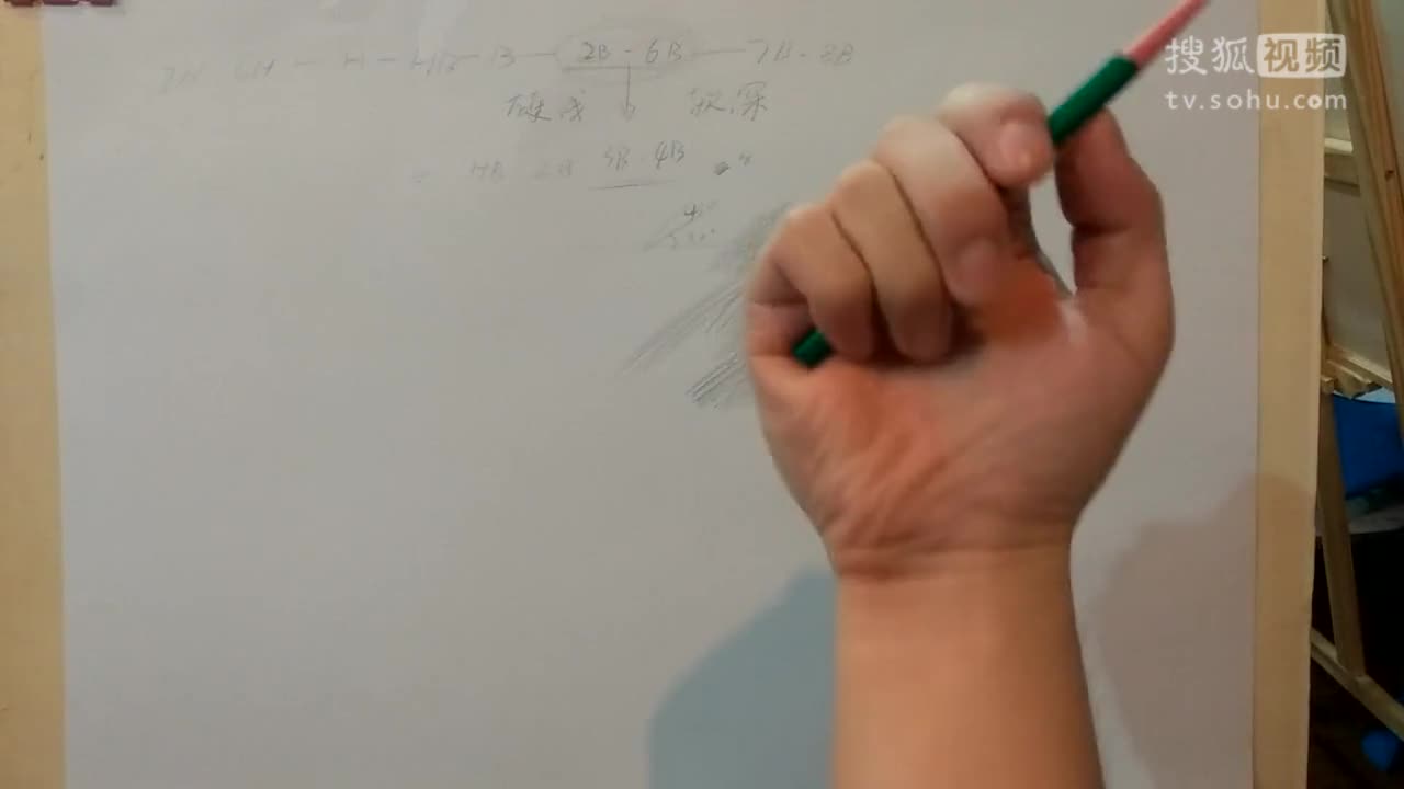 素描入门,握笔排线拉直线基本方法,简单教程