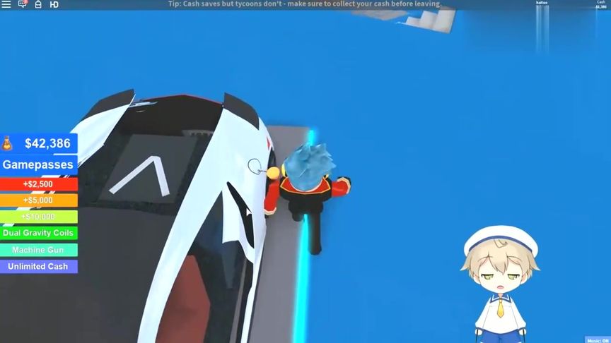 Roblox跑车模拟器：还是GTR比较帅气，跑车发动机的声音真好听