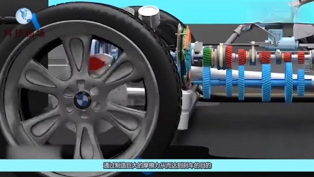 汽车的刹车系统是怎样工作的?看完3D动画的演示后,竟有这么复杂