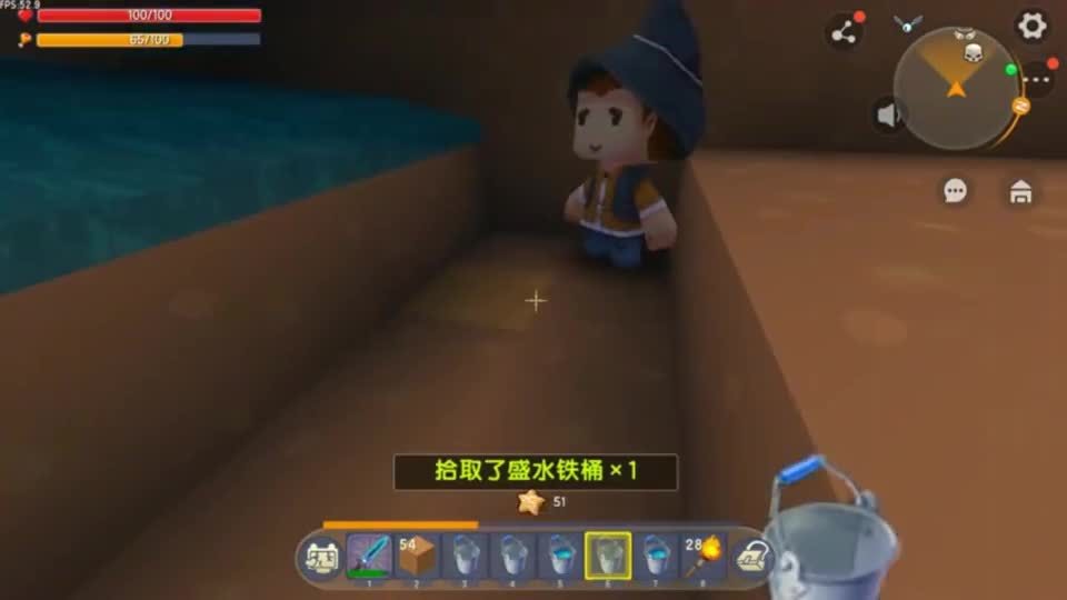 迷你世界:二狗子用土块做刷怪塔,这个对付怪物效果怎么样呢