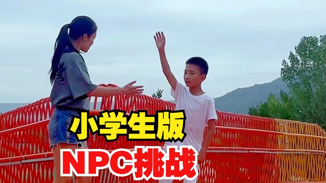 盘点全网模仿游戏NPC挑战小学生版