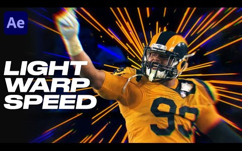 【AE教程|油管搬运|特效动画】创造运动光曲速效果