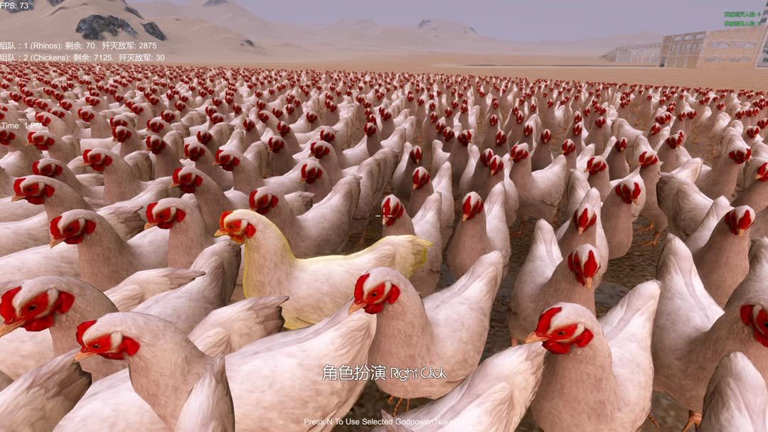 史诗战争模拟器:一万只老母鸡一起尖叫有多恐怖