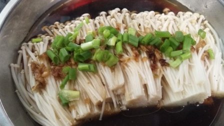 蒜蓉金针菇, 做法简单, 老少都喜欢