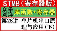 第28讲下】STM8视频教程 单片机串口原理与应用-剑齿虎寄存器版