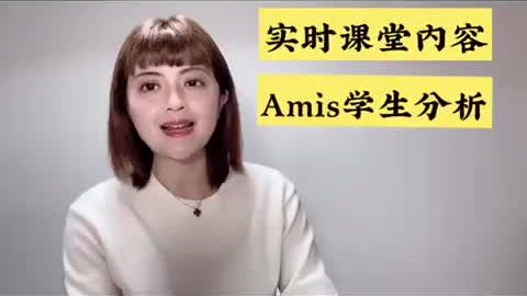 Amis的学生英语分析
