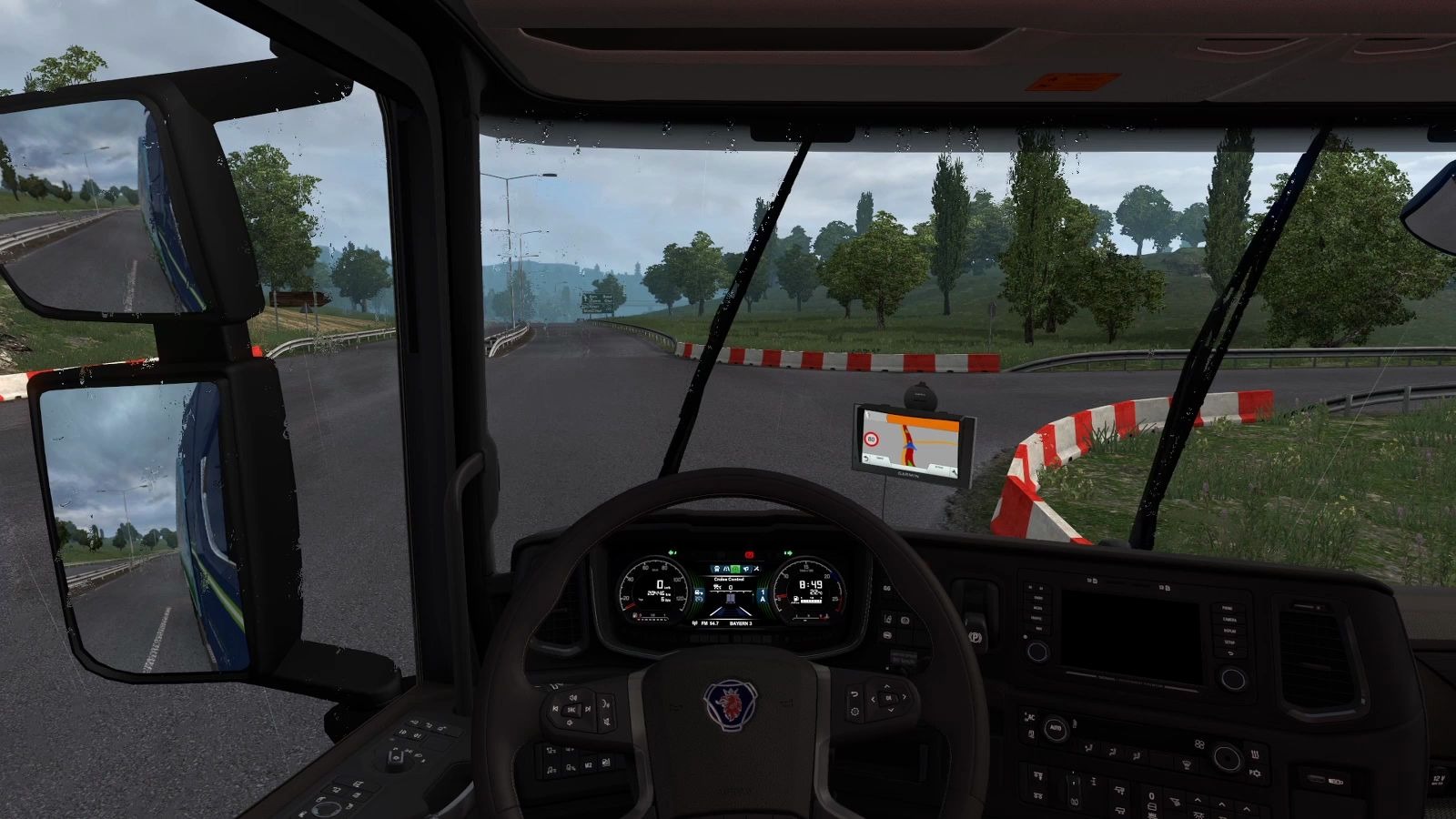 欧洲卡车模拟2 #07 日常运货 Scania S500 早晨运送柠檬汁