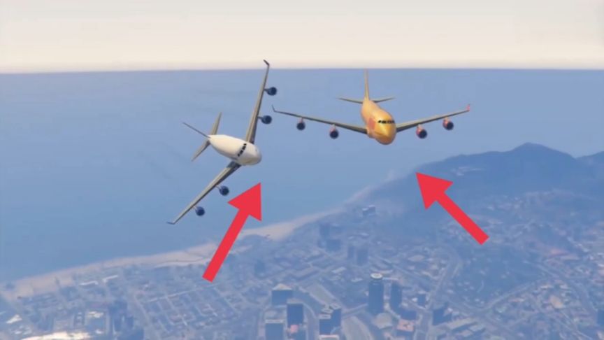 【模拟】航线出现问题,导致两架客机直接发生碰撞