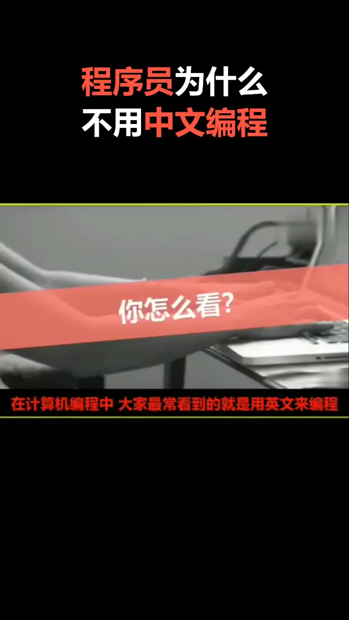为什么程序员不用中文编程 #程序员 #编程