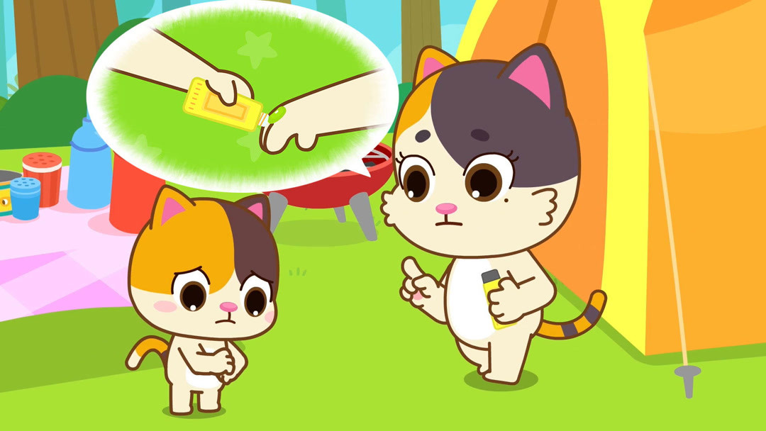 宝宝巴士儿童安全 第52集 蚊子叮要擦药