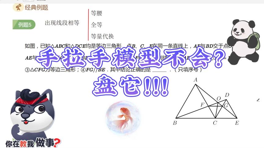 来盘一盘全等模型——手拉手