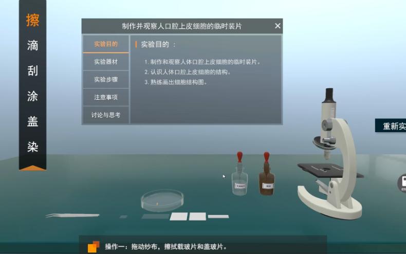 生物小实验-口腔上皮细胞