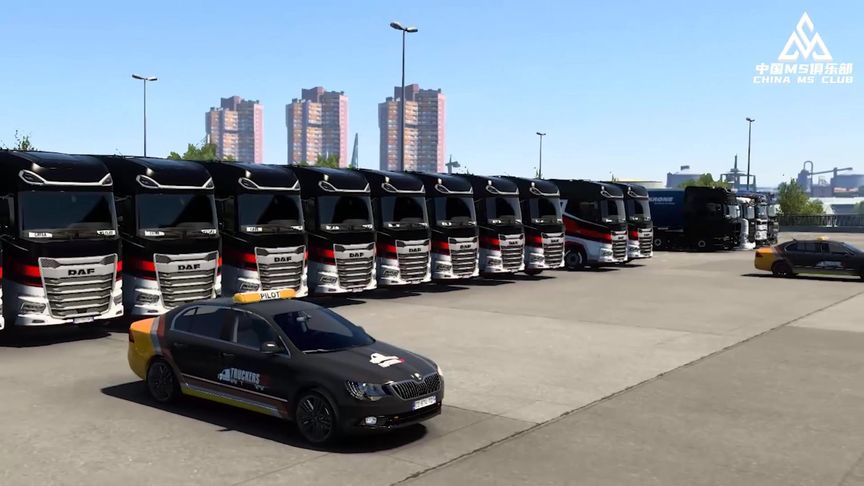 #欧洲卡车模拟2 #中国MS俱乐部 日常联运,心动了吗