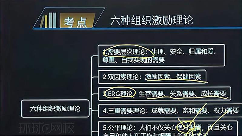高级经济师-人力-六种组织激励理论