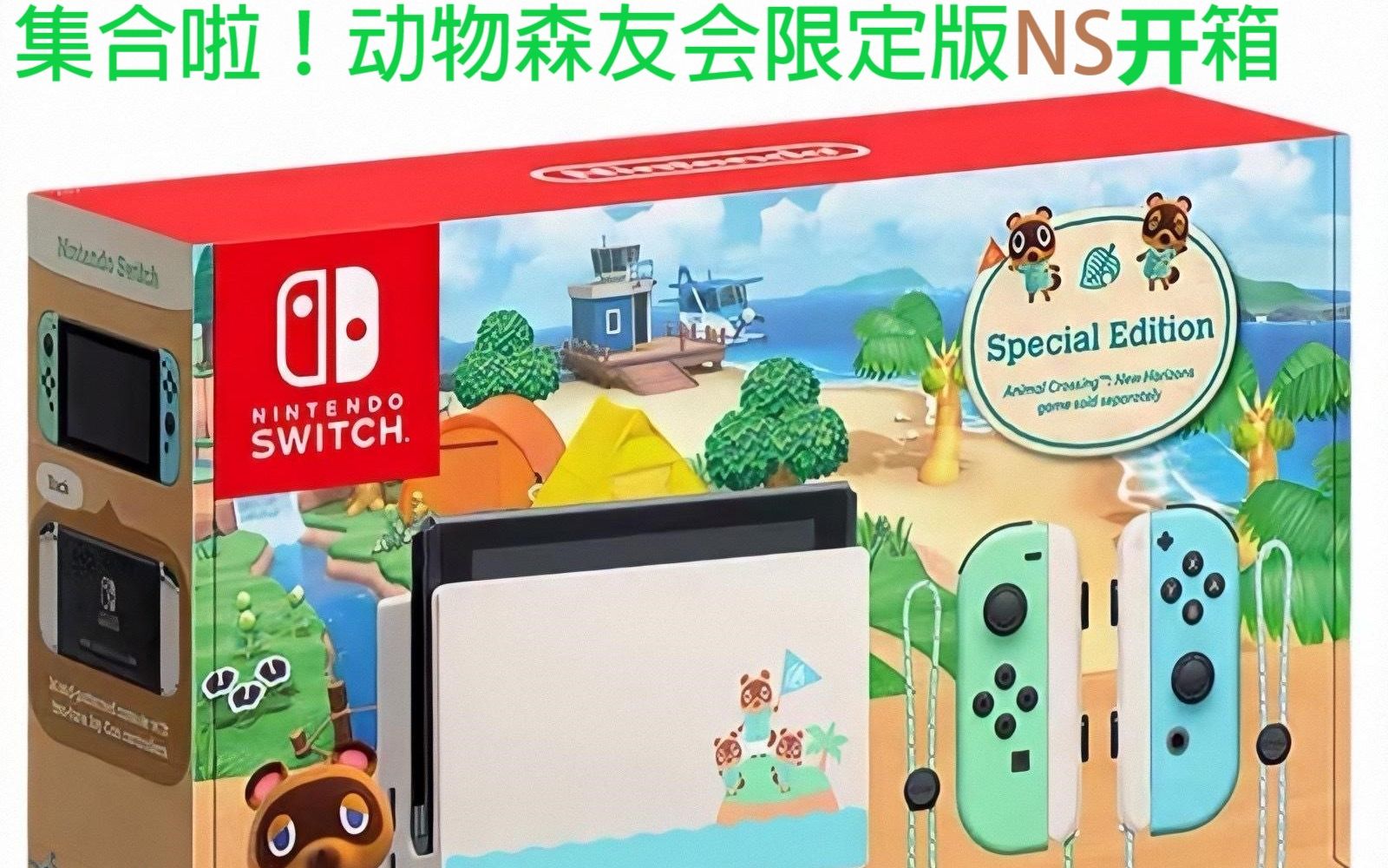 《集合啦!动物森友会》限定Switch开箱 | 神仙颜值 | 猛男落泪