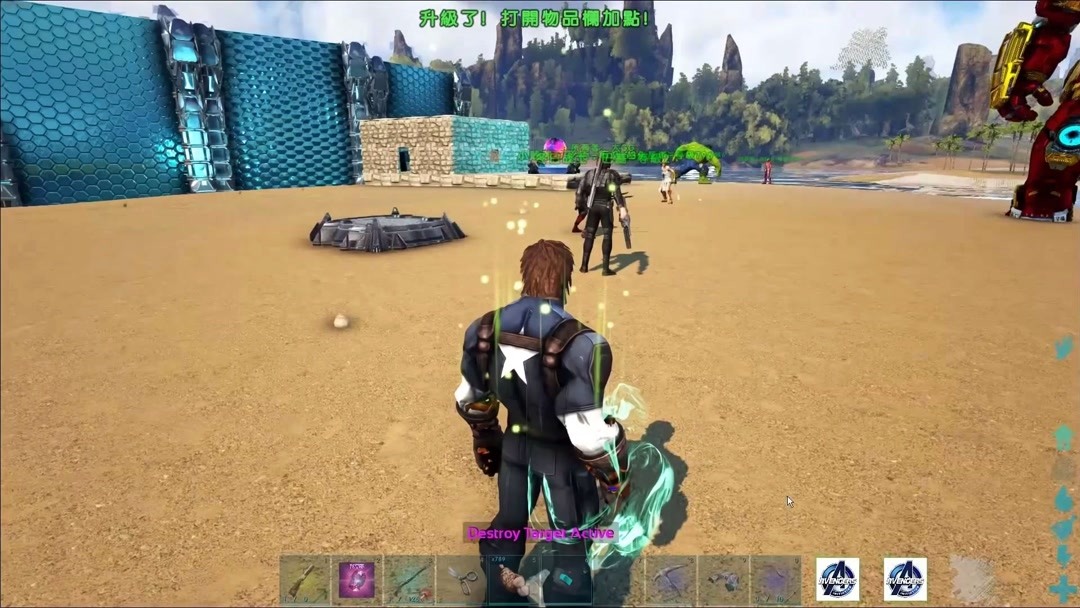 方舟:生存进化 漫威模组之黑色蜘蛛侠和美队来啦!