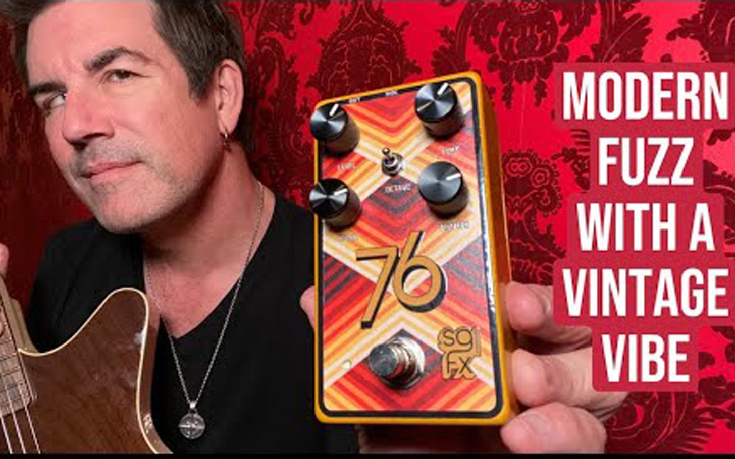 ...法兹 加拿大SolidGoldFX - 76 MKII 多音色 硅管 八度法兹 单块效果器