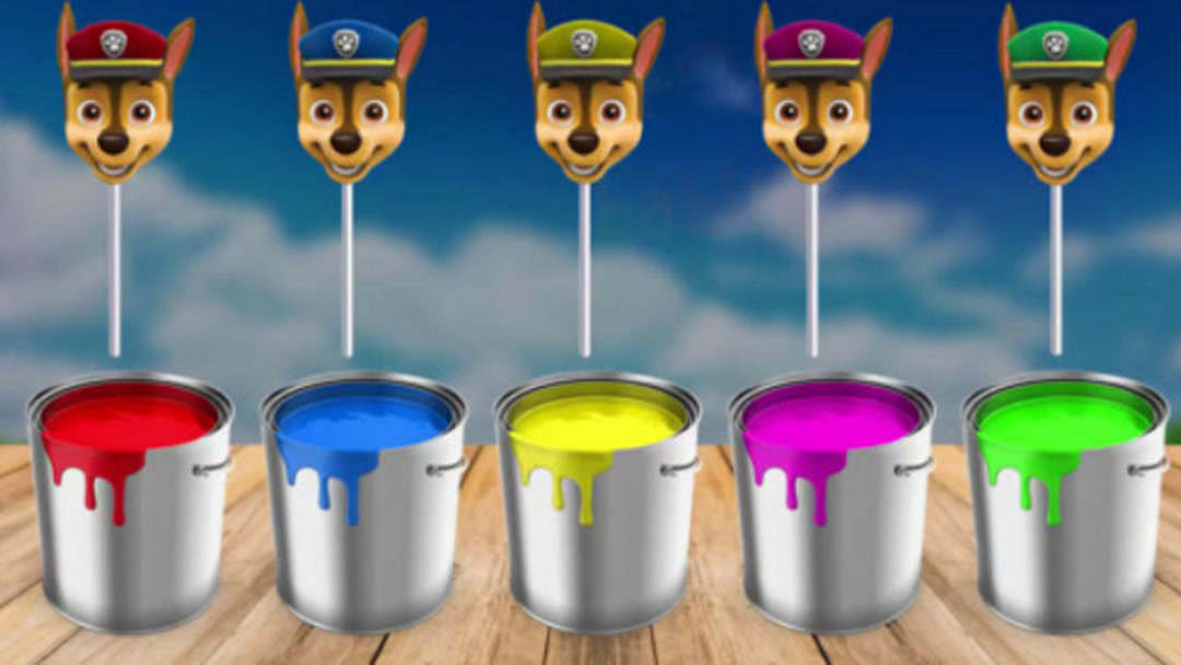 儿童启蒙简笔画填色 狗狗巡逻队画漂亮母鸡和鹅