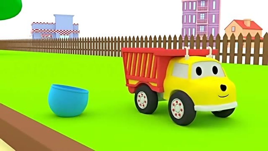 和翻斗车伊森学习 第1集 找彩蛋学习颜色