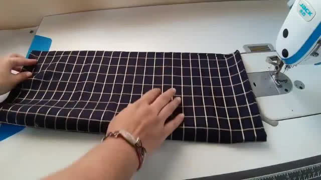 用方格布手工制作婴儿裤子,简单又好看,零基础...