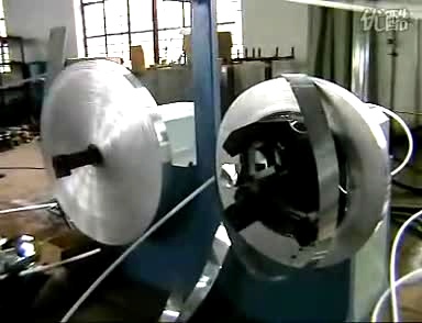 大口径中空壁缠绕管生产线