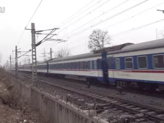 京广铁路T168次 涿州火车站南侧西河村拍车 京广线