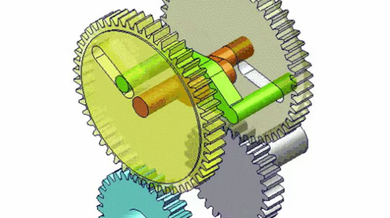 神奇:这是转动导杆机构在齿轮传动中的应用
