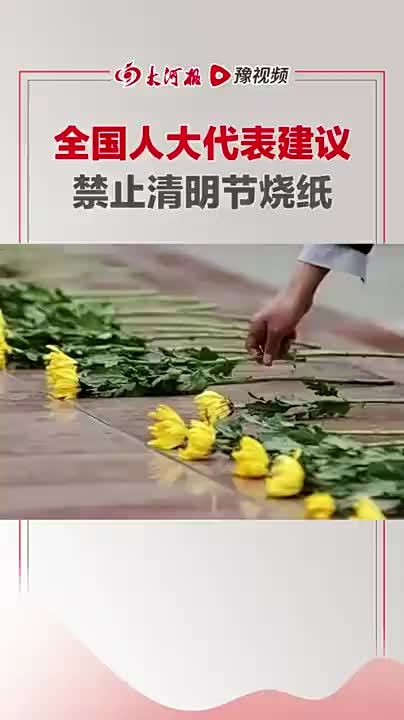 ...人大代表刘庆民:#建议禁止清明节烧纸鼓励献花祭祀  #2022全国两会