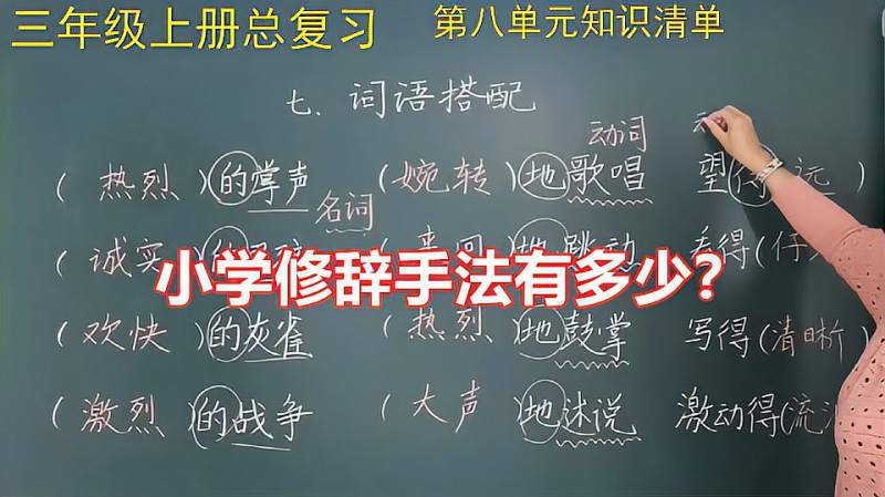 小学修辞手法有多少?比喻拟人反问排比设问,孩子学习很轻松