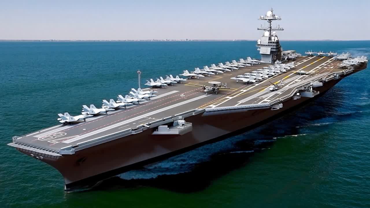 又一艘7万吨核动力航母曝光,可携带50架战机,性能或超过辽宁舰