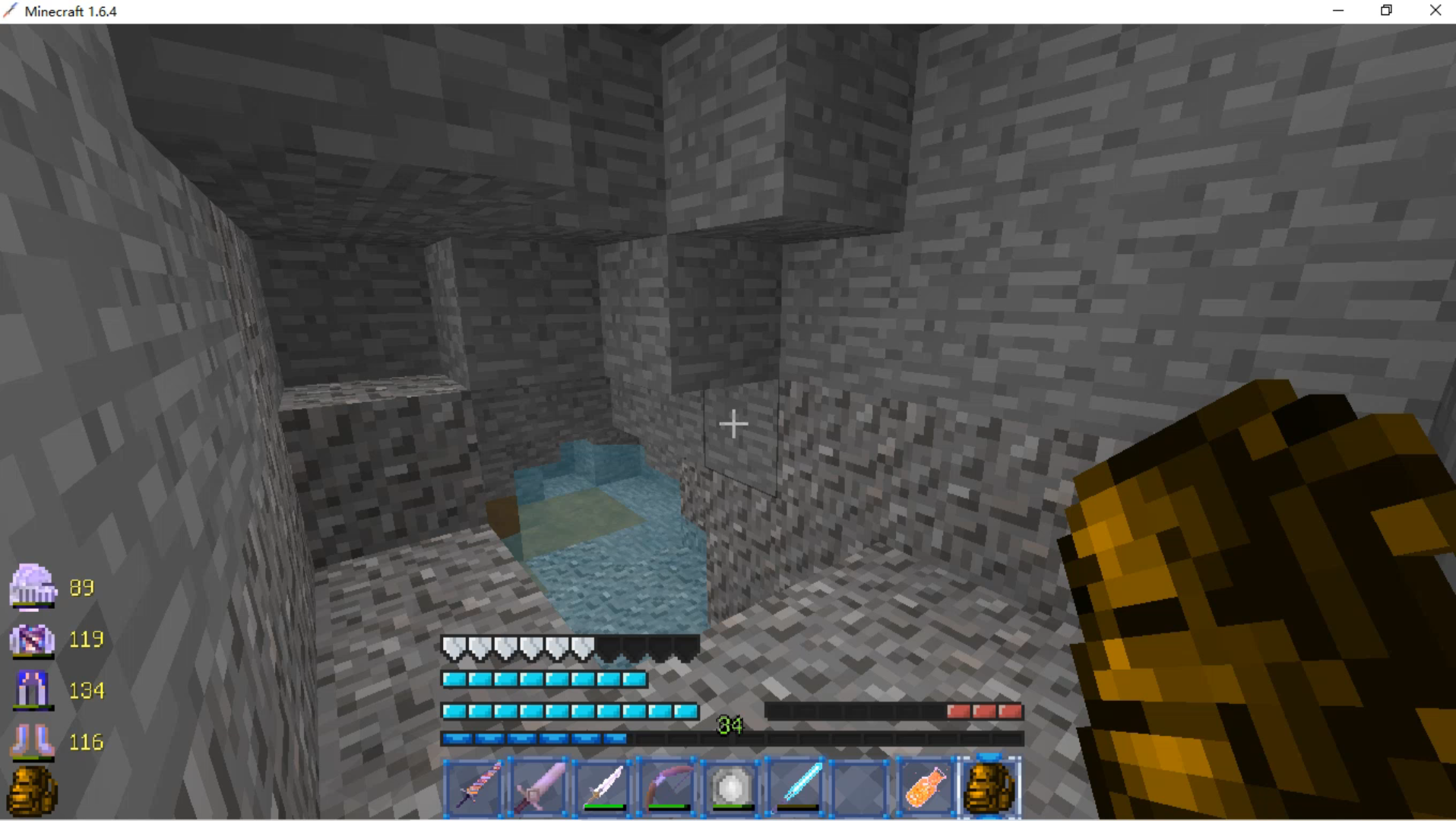 [我的世界冒险者传说1.902修正版] 震惊!一萌新挑战灰烬模式不带火竟...