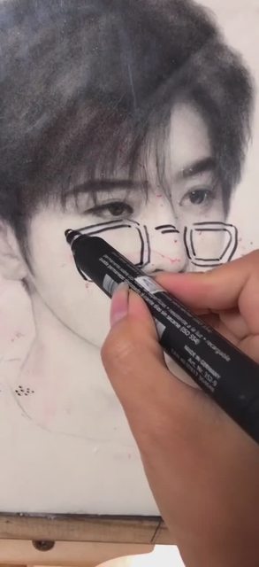 只要我的手够快 简笔画就可以水到渠成了蔡徐坤 创意 简笔画 铅笔画 ...