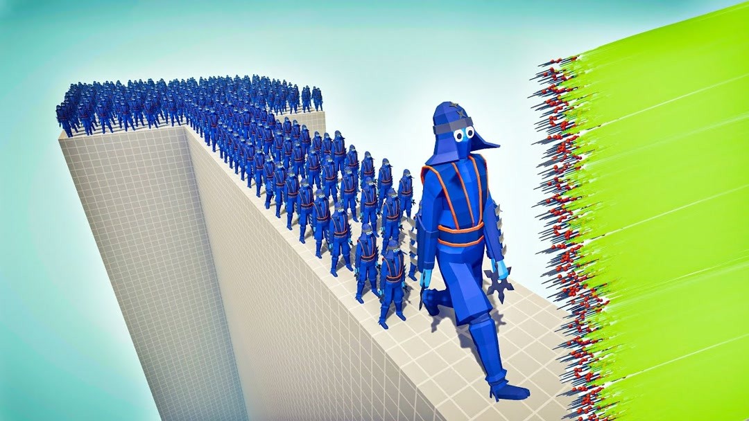 全面战争模拟器:100飞镖忍者能否通关神之兵种守卫的长桥