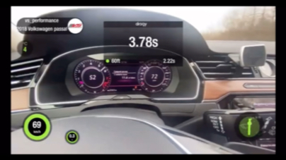 R36接班人、2018款大众蔚揽2.0T加速能力测试