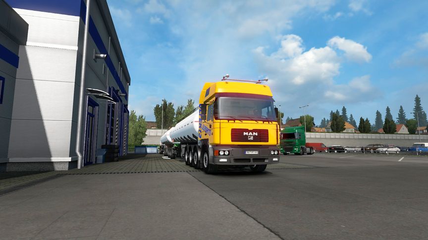 欧洲卡车模拟2.老款德国MAN F2000重型牵引车